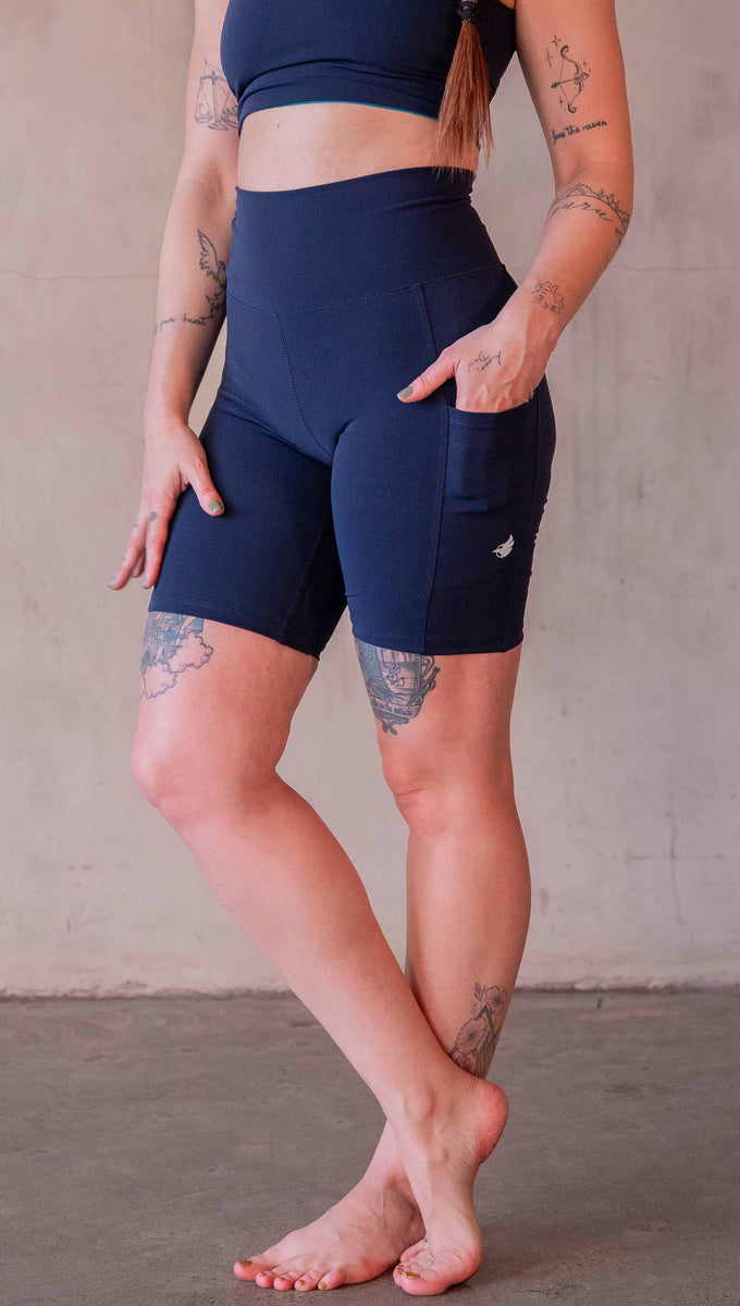 WERKSHOP EnviSoft Recycled Bicycle Length Shorts with Pockets – Eagle ...